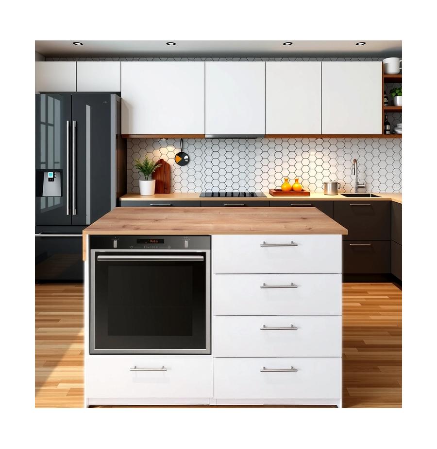 חנות Buffpay | פתרונות אחסון וניקיון | אי אחסון למטבח משולב תנור בילט אין מבית Aviam אביעם