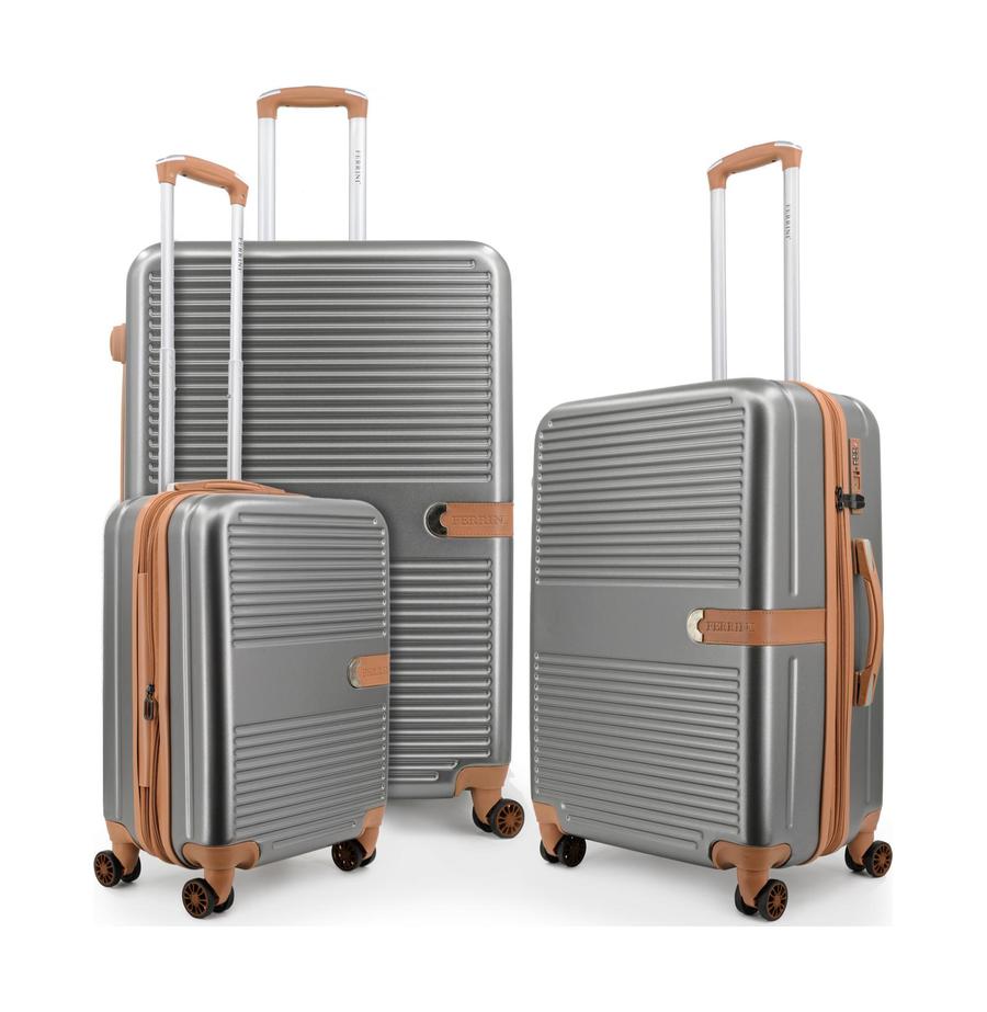 חנות Buffpay | מזוודות | סט מזוודות קשיחות 29″ 25″ 20″ בעיצוב יוקרתי מבית FERRINI
